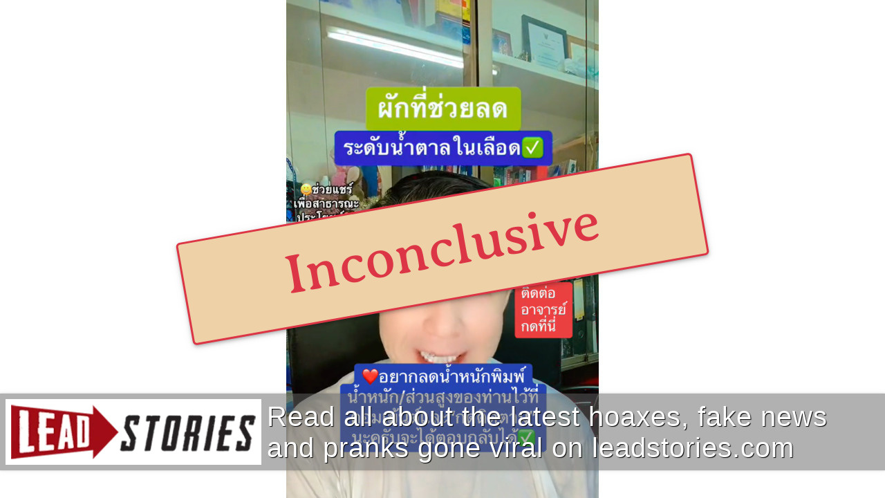 Fact Check: NO Conclusive Evidence Bitter Melon Helps Lower Blood Sugar Levels | Lead Stories